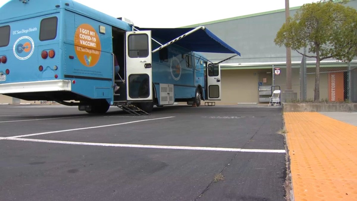 SDUSD Blue Vaccine Bus Brings Convenience to Community – NBC 7 San Diego