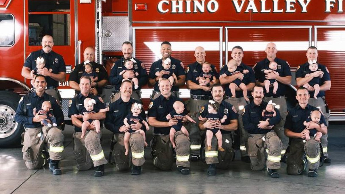 What Baby Bust? Chino Firefighters Welcome 15 Babies in 12 Months – NBC ...