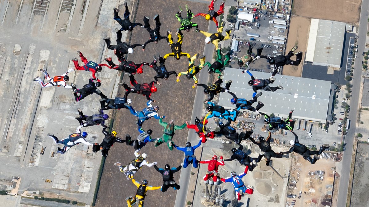Skydivers Came This Close to Setting Record Above SoCal – NBC 7 San Diego
