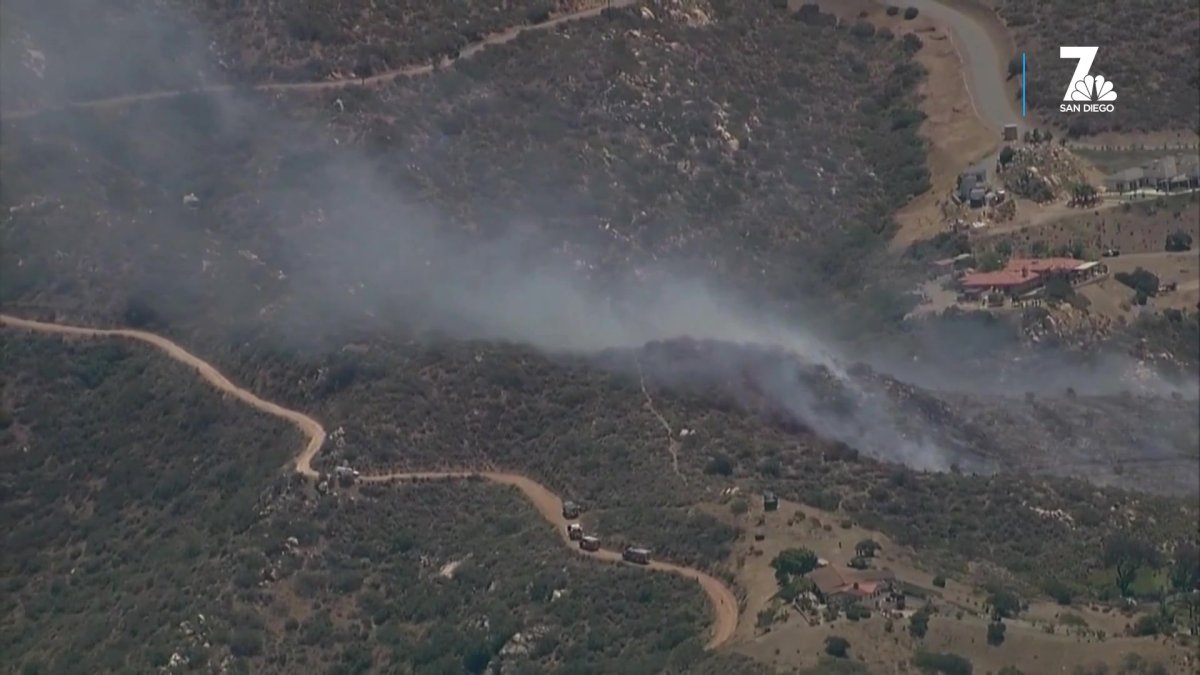 WATCH: Fire Breaks Out in East County – NBC 7 San Diego