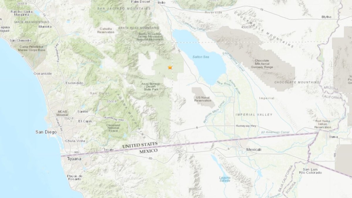 3.4M Earthquake Rattles Northeast San Diego County – NBC 7 San Diego