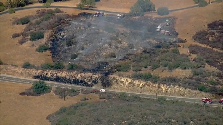 Brush Fire Causes Road Closures on CA-67 near Poway – NBC 7 San Diego