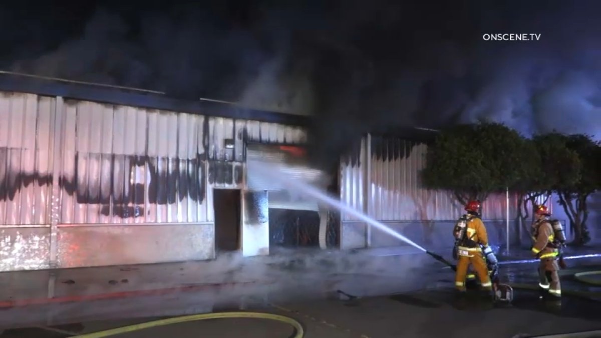 Firefighters Battle Warehouse Fire in National City – NBC 7 San Diego