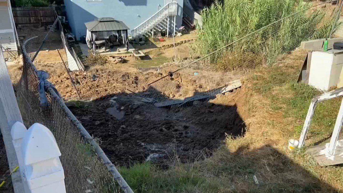 Backyard Sinkhole Leads to Mudslide Evacuations in Valencia Park – NBC ...