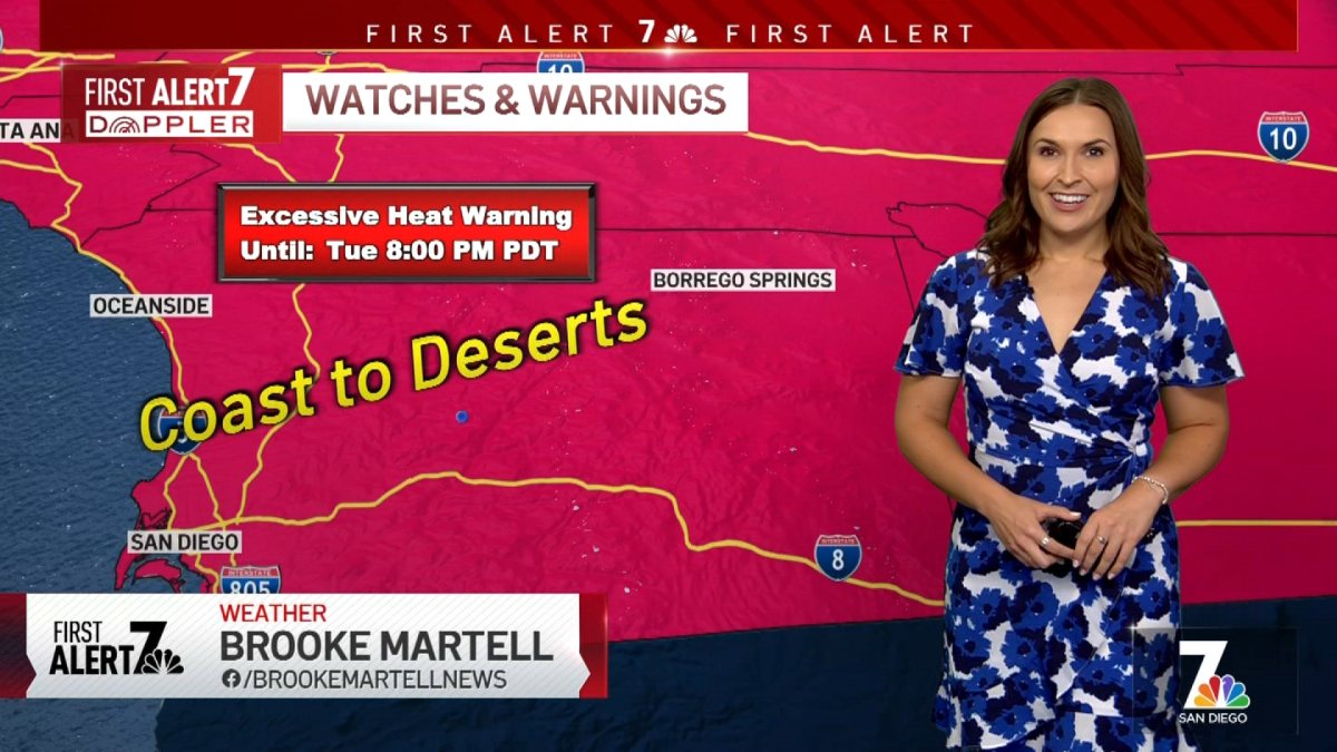 Brooke Martell’s Morning Forecast for Sept. 3, 2022 – NBC 7 San Diego