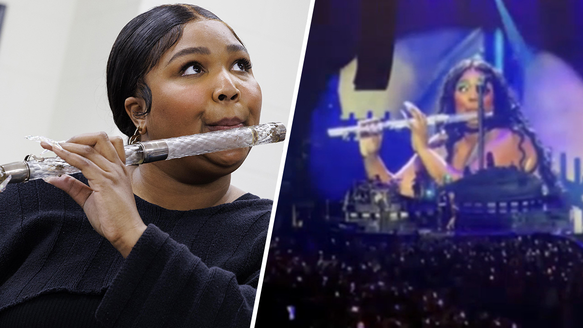 Video: Lizzo Plays James Madison’s Crystal Flute on Stage in DC – NBC 7 ...