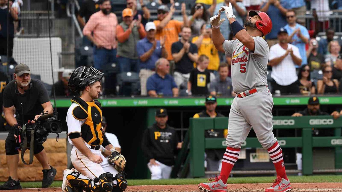 Albert Pujols Lets Fan Keep Home Run Ball in Memory of Her Father – NBC ...