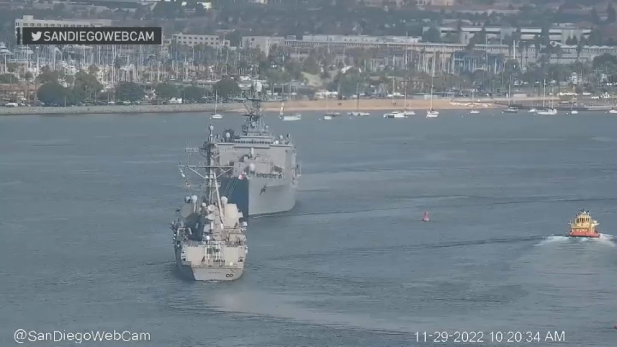 Investigation of ‘Near-Miss’ Between Navy Ships in San Diego Bay ...