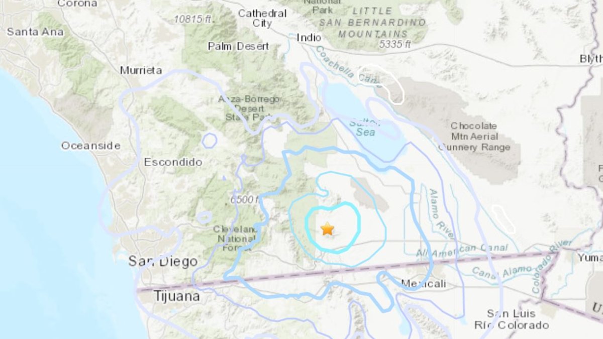 3.8 Earthquake Near Ocotillo Wells Felt From San Diego County to ...