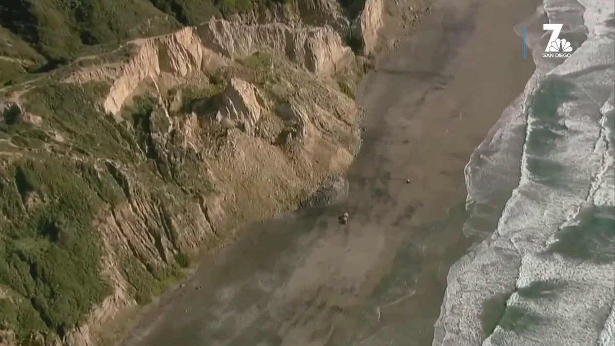 Cliff Collapse Rattles Beachgoers in La Jolla – NBC 7 San Diego