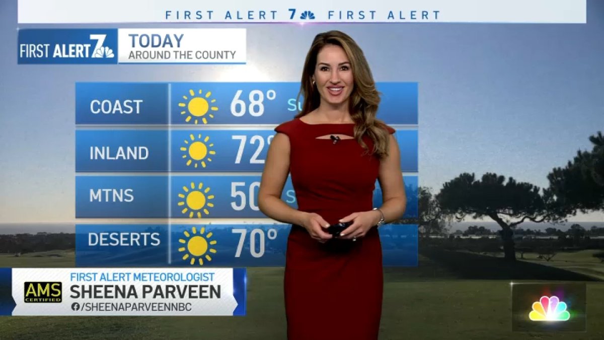 San Diego Weather Today: Sheena Parveen’s Morning Forecast for Wednesday, Jan. 25, 2023 – NBC 7 ...