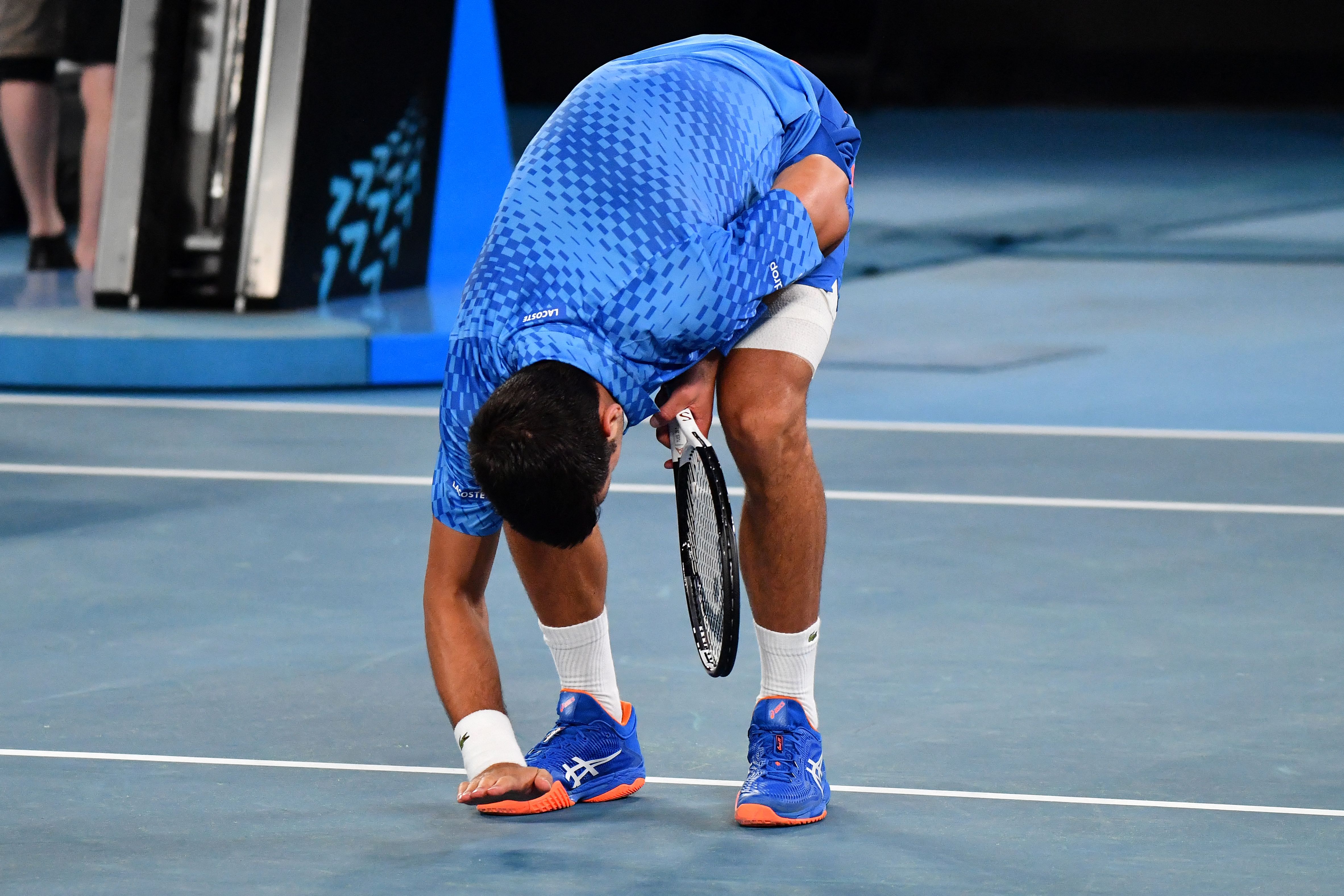 Novak Djokovic Says Leg Injury ‘Not Ideal’ After First Round Win – NBC ...