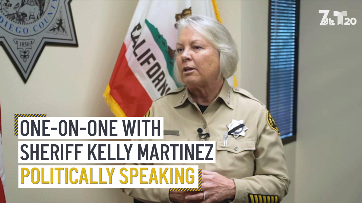 Politically Speaking: One-on-One With Sheriff Kelly Martinez – NBC 7 ...