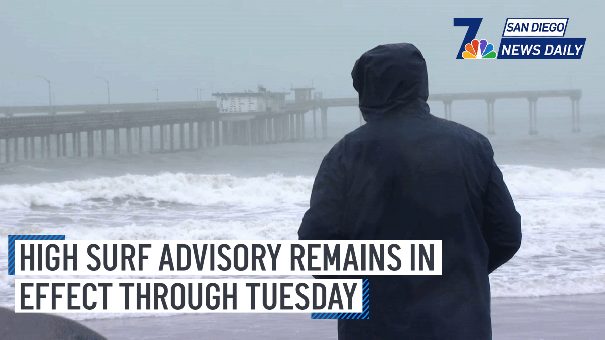 High Surf Advisory Remains in Effect Through Tuesday| San Diego News ... High Surf Advisory Remains in Effect Through Tuesday| San Diego News ...