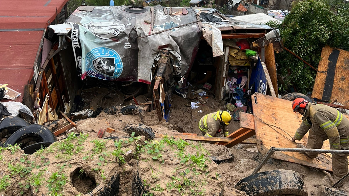 At Least Two Dead and Multiple Rescues After Landslides in Tijuana Due ...