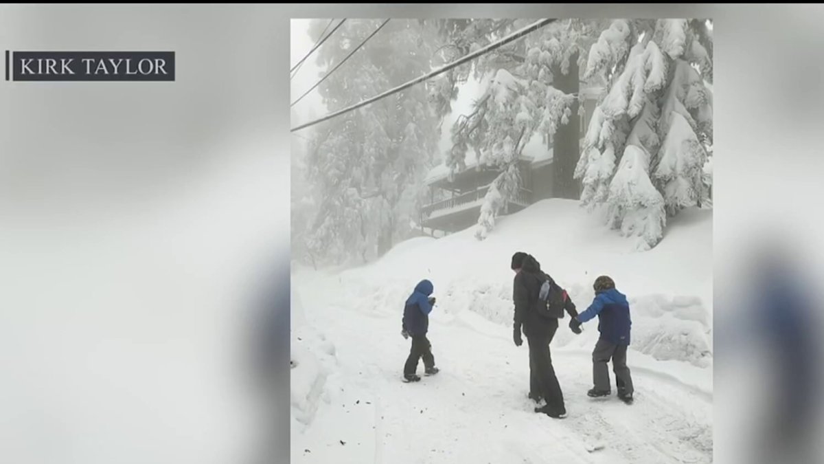 Lake Arrowhead Families Still Trapped in Heavy Snow Days After Storm ...