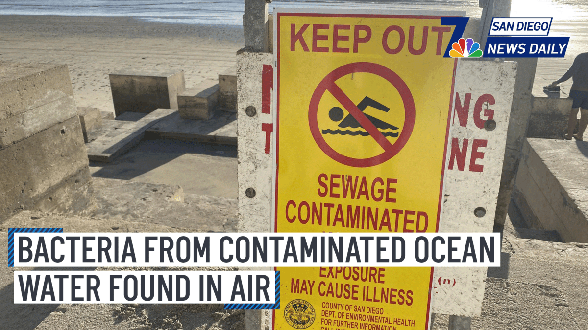 Bacteria From Contaminated Ocean Water Found in Air | San Diego News ...