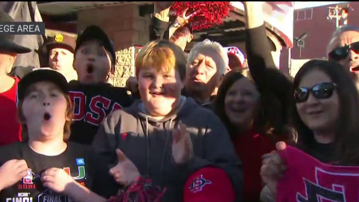 Aztecs Fans React to First Final Four Game Win Outside Viejas Arena ...
