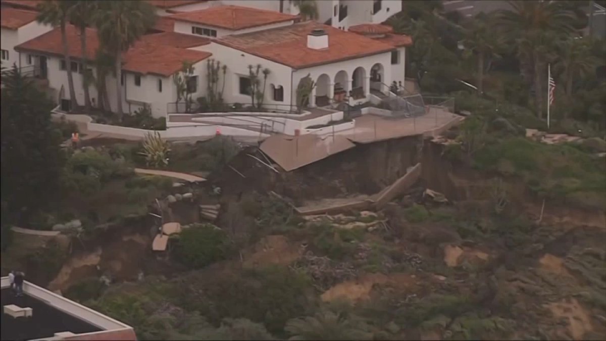Landslide Shuts Down Train Service From North County to OC – NBC 7 San ...