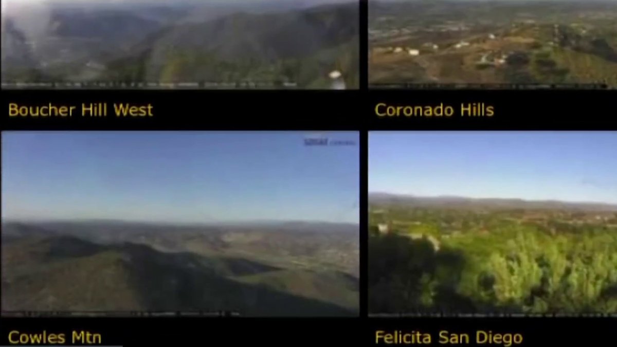 Wildfire Alert System Launches With 1,000 Cameras – NBC 7 San Diego