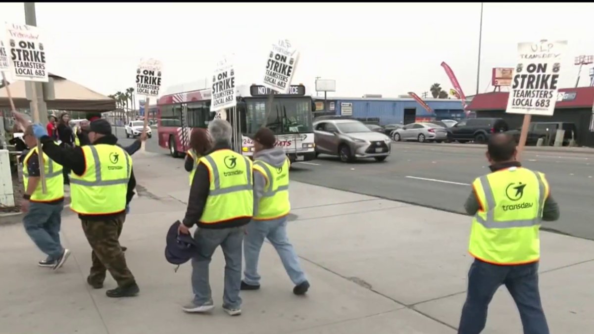 MTS Bus Drivers in San Diego Continue Strike Against Working Conditions ...