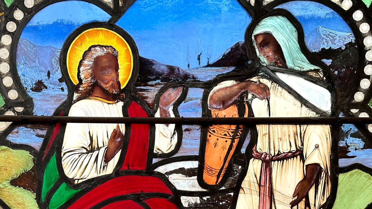 Stained Glass Window Shows Jesus Christ With Dark Skin – NBC 7 San Diego
