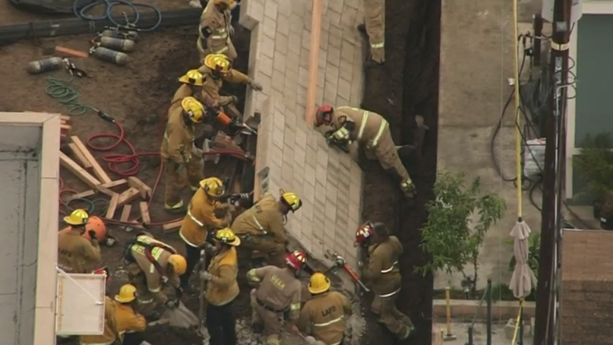 Construction worker killed in Pacoima cinder block wall collapse – NBC ...