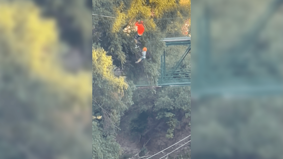 Video shows boy falling 40 feet off zip line in Mexico – NBC 7 San Diego
