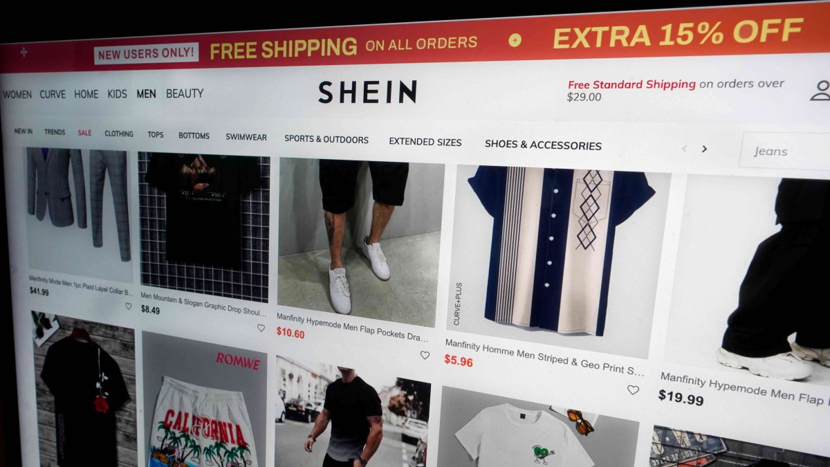 Shein facing lawsuit citing RICO violations – NBC 7 San Diego