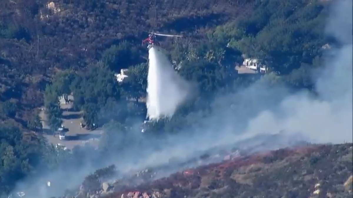 Firefighters Halt Oak Fire At 3 Acres Near Homes In Ramona Nbc 7 San