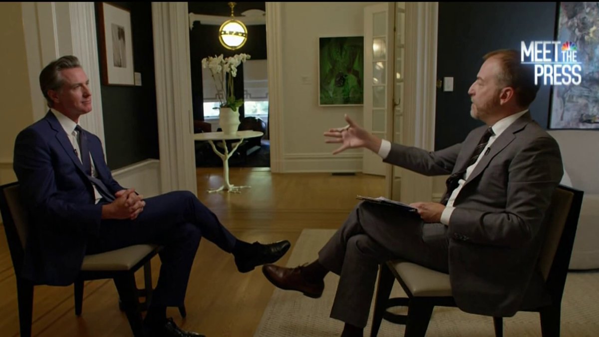 Exclusive interview with Gov. Gavin Newsom on Sunday’s Meet the Press ...