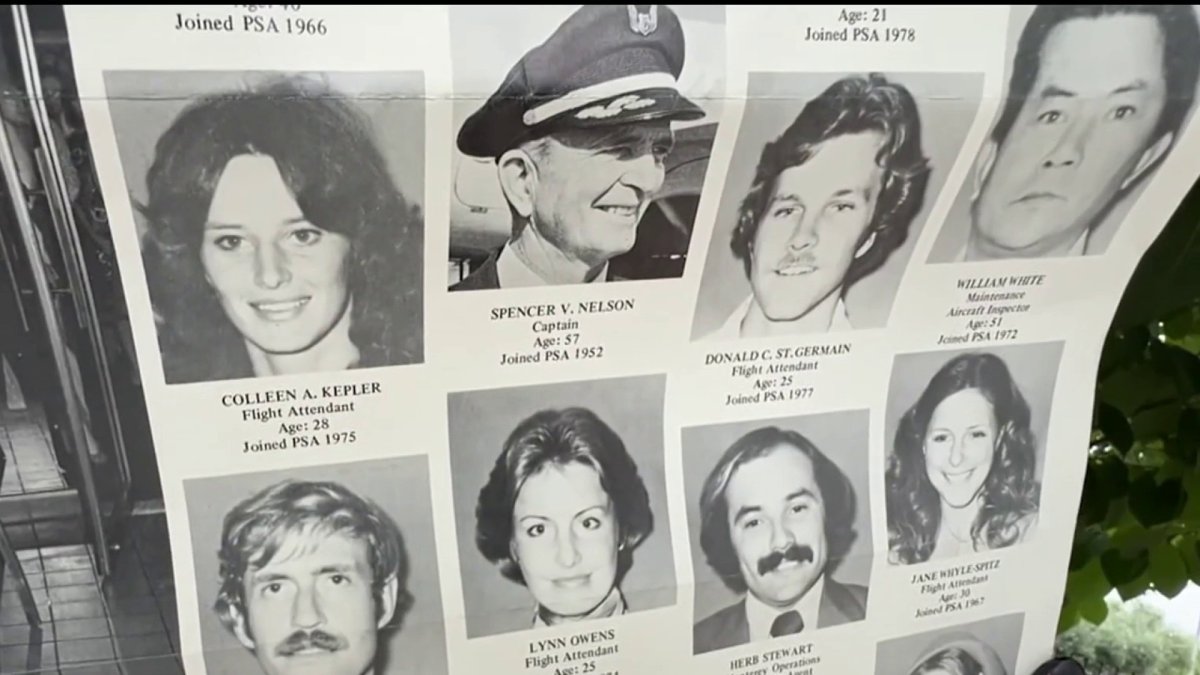 San Diego remembers PSA Flight 182 tragedy in North Park 45 years later ...