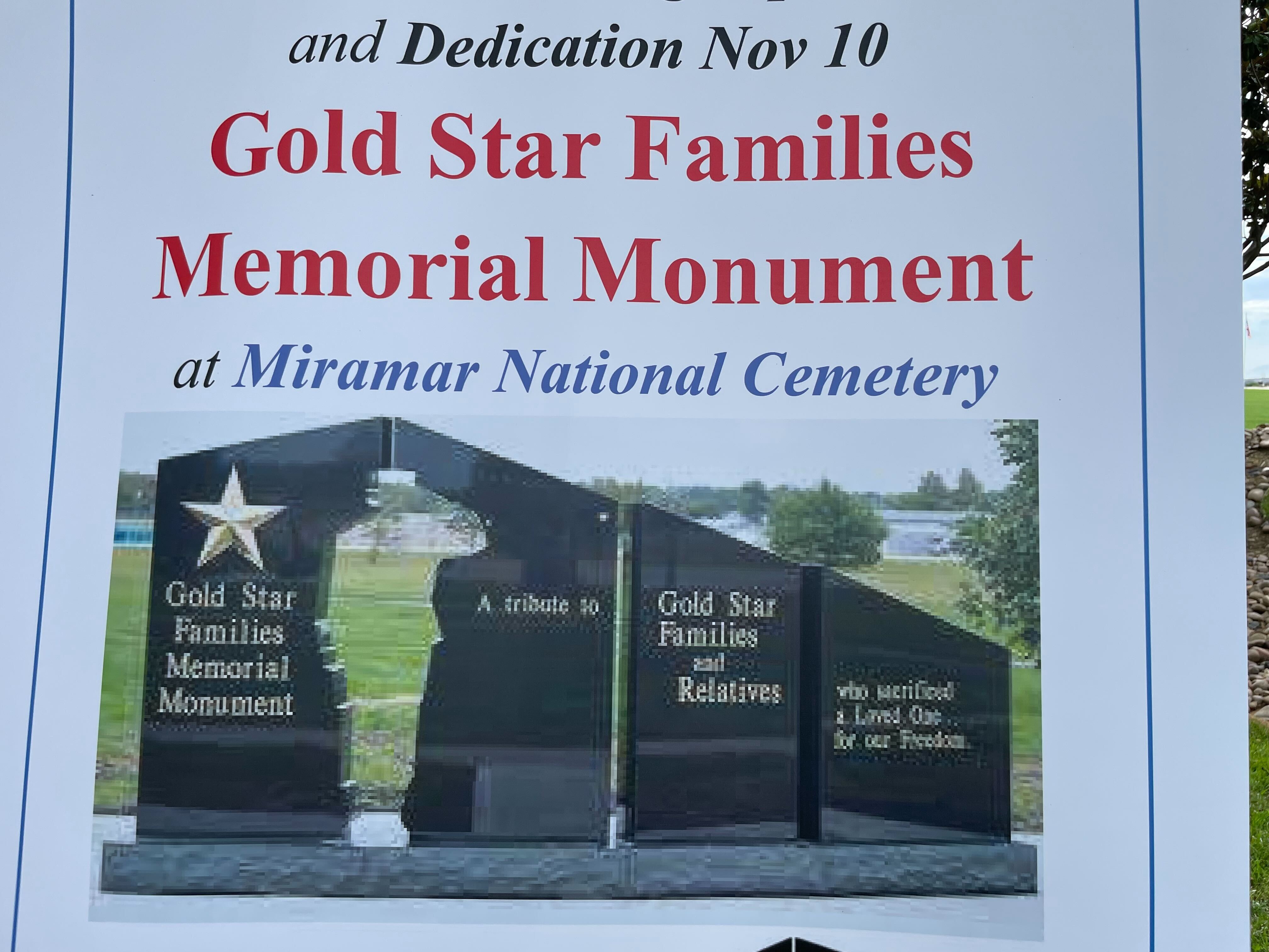 Miramar National Cemetery to get Gold Star Memorial – NBC 7 San Diego
