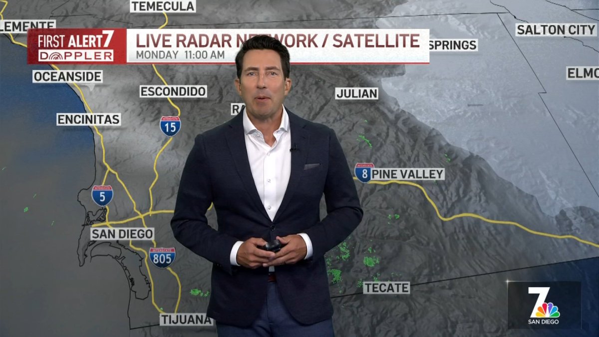 Greg Bledsoe’s evening weather forecast for Oct. 23, 2023 – NBC 7 San Diego