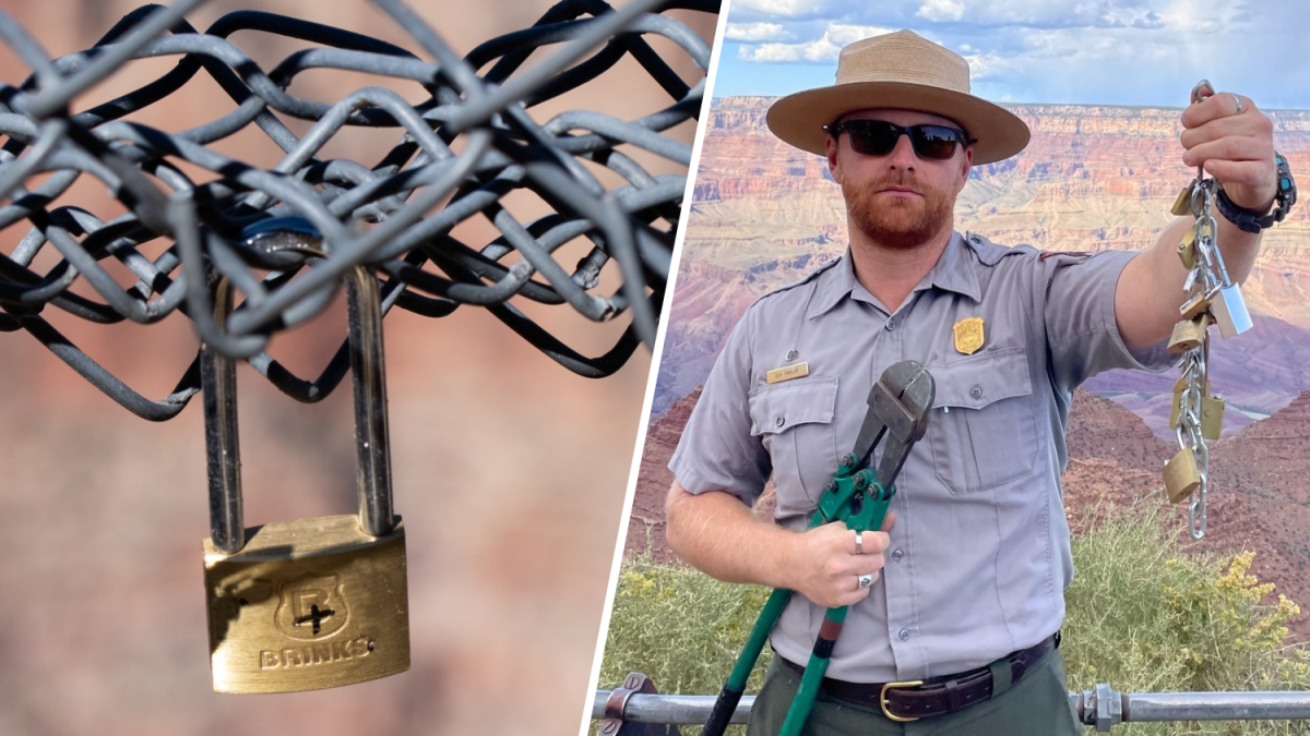 National Park Service issues message about ‘love locks’ – NBC 7 San Diego