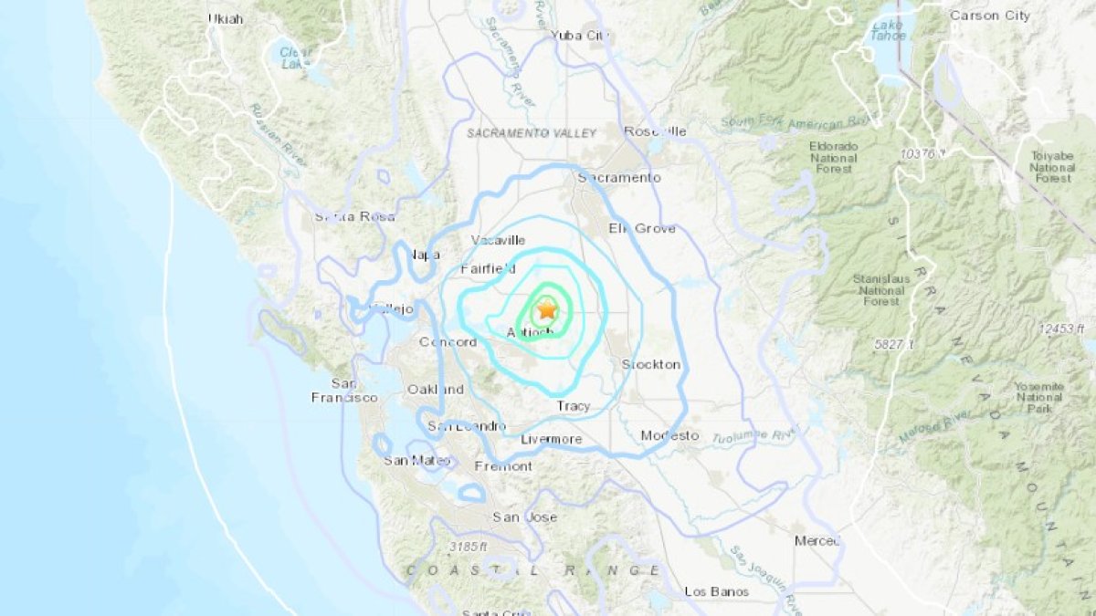 M4.1 earthquake rattles Sacramento County, Bay Area – NBC 7 San Diego