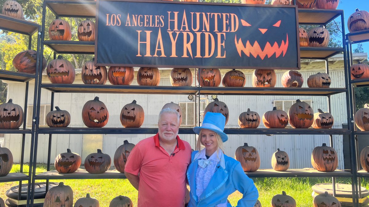 Celebrating Halloween at the iconic Los Angeles Haunted Hayride at ...