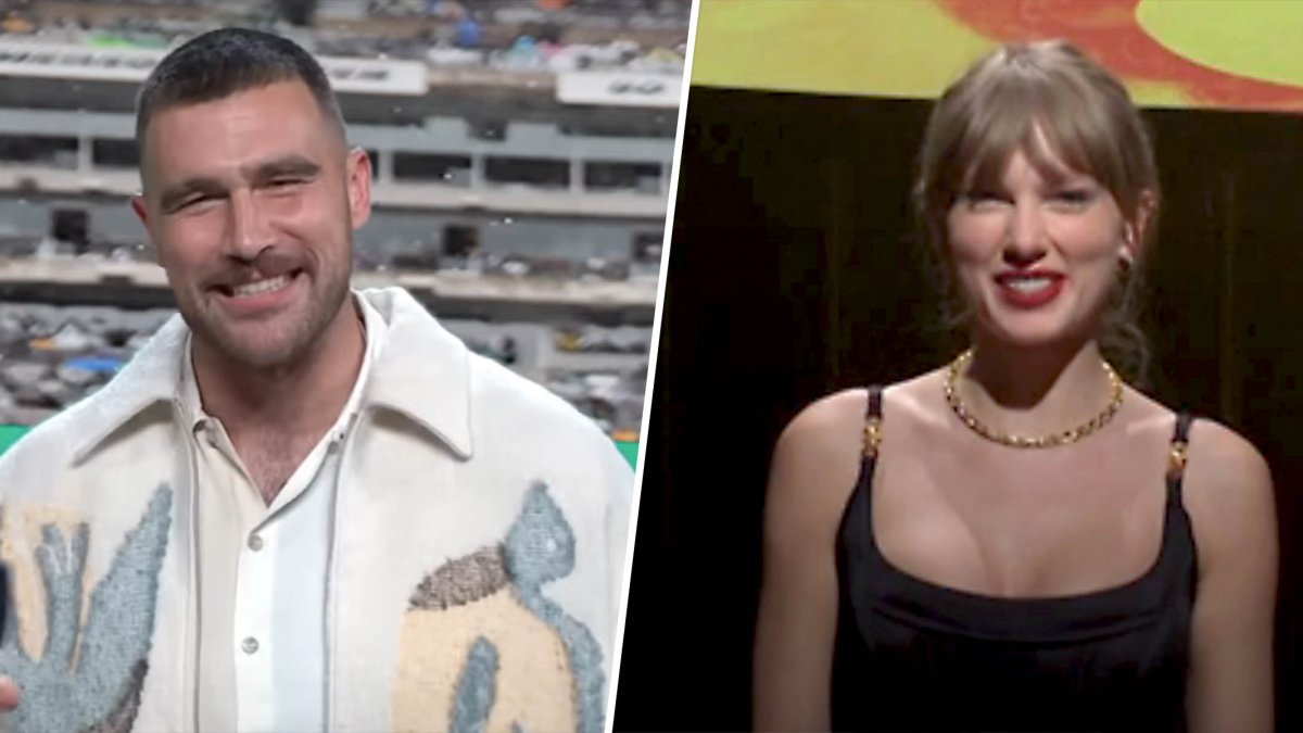 Travis Kelce recounts his and Taylor Swift’s ‘SNL’ surprise cameos: ‘It ...