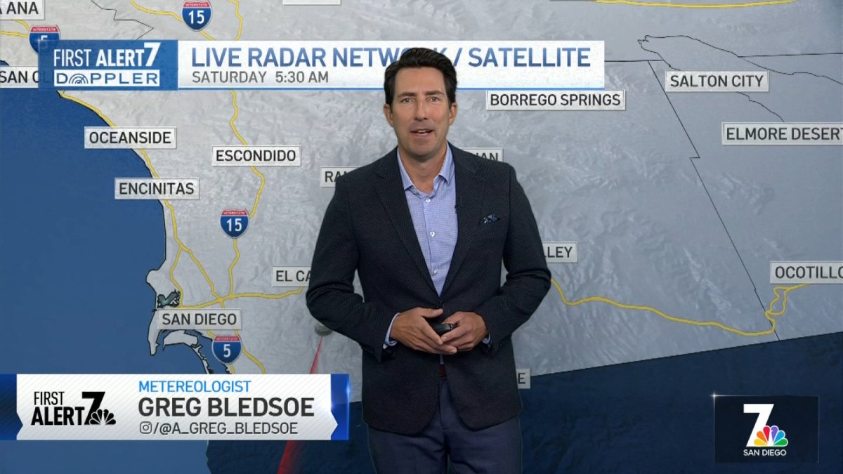 Greg Bledsoe’s morning weather forecast for Nov. 25, 2023 – NBC 7 San Diego