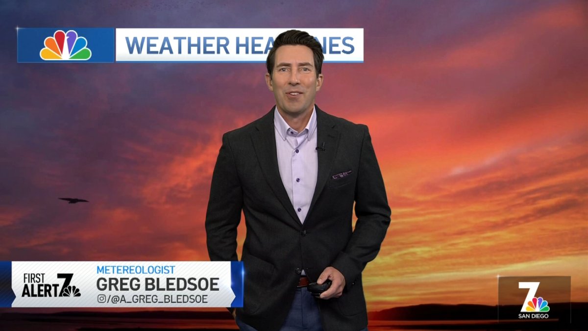 Greg Bledsoe’s evening forecast for Dec. 15, 2023 – NBC 7 San Diego