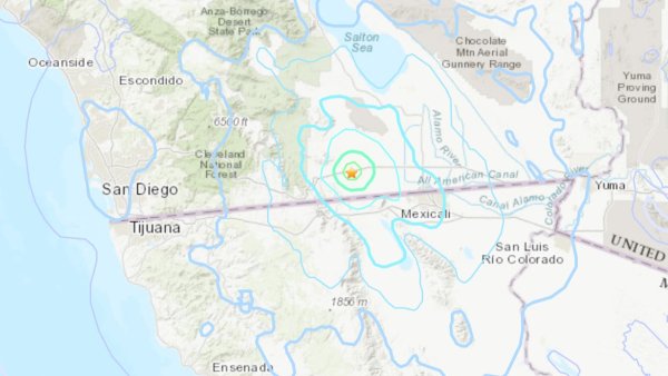 Series of earthquakes, largest a 4.8 magnitude, hit east of San Diego ...