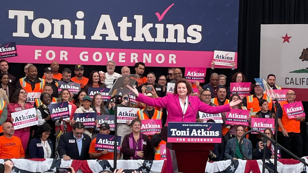 State Senator Toni Atkins of San Diego announces run for governor – NBC ...