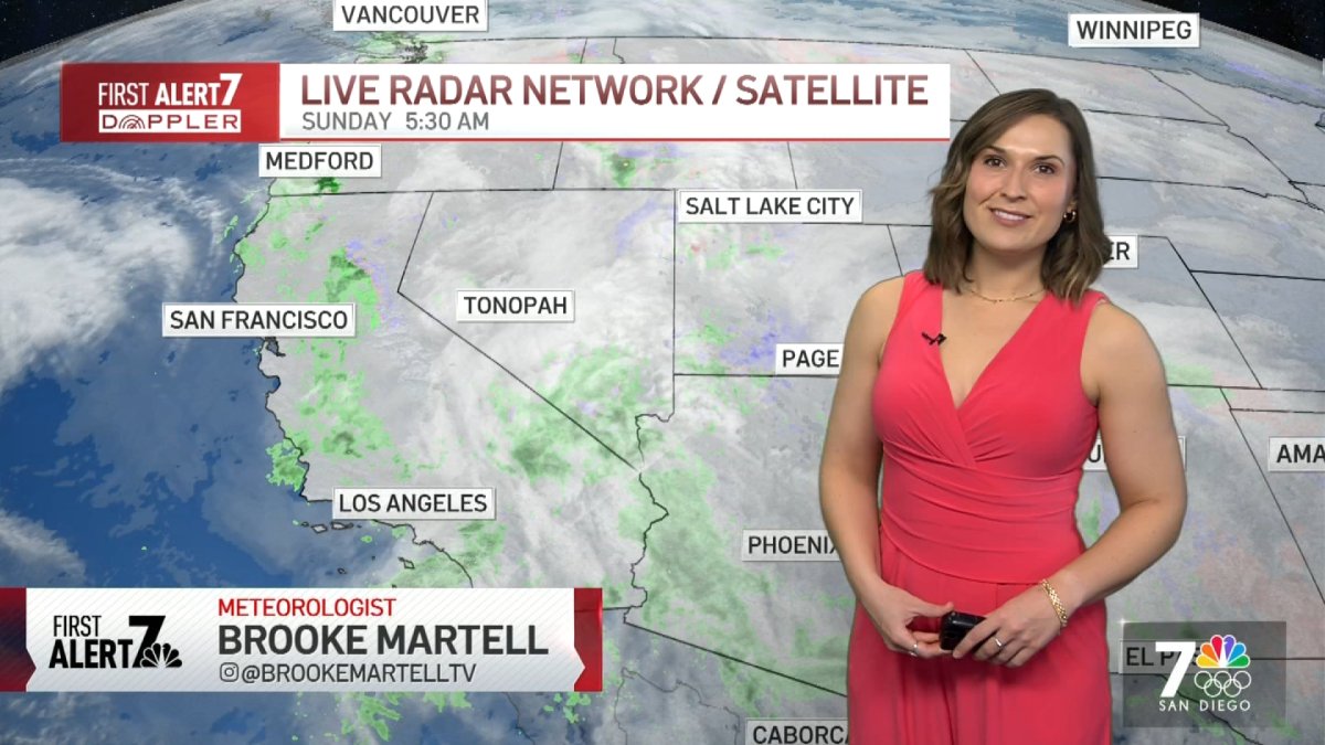 Brooke Martell’s morning weather forecast for Jan. 21, 2024 – NBC 7 San ...