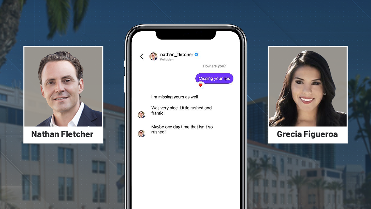 Nathan Fletcher Scandal: New private messages revealed in legal filing – NBC 7 San Diego