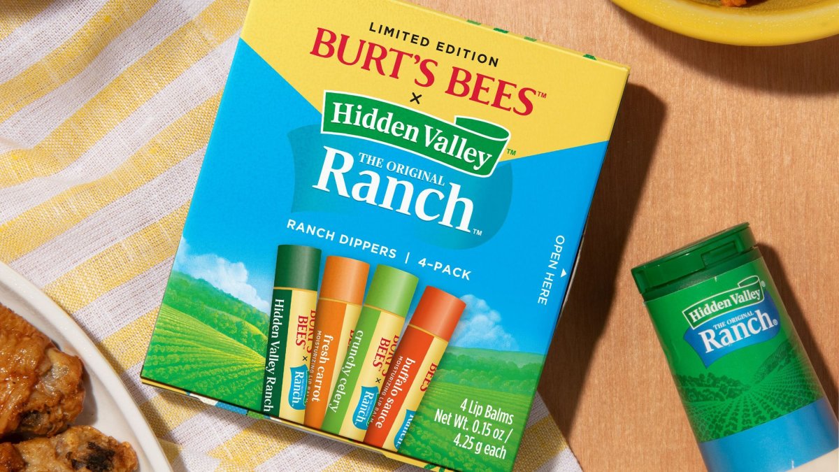 Burt’s Bees, Hidden Valley Ranch launch limited-edition lip balm – NBC ...