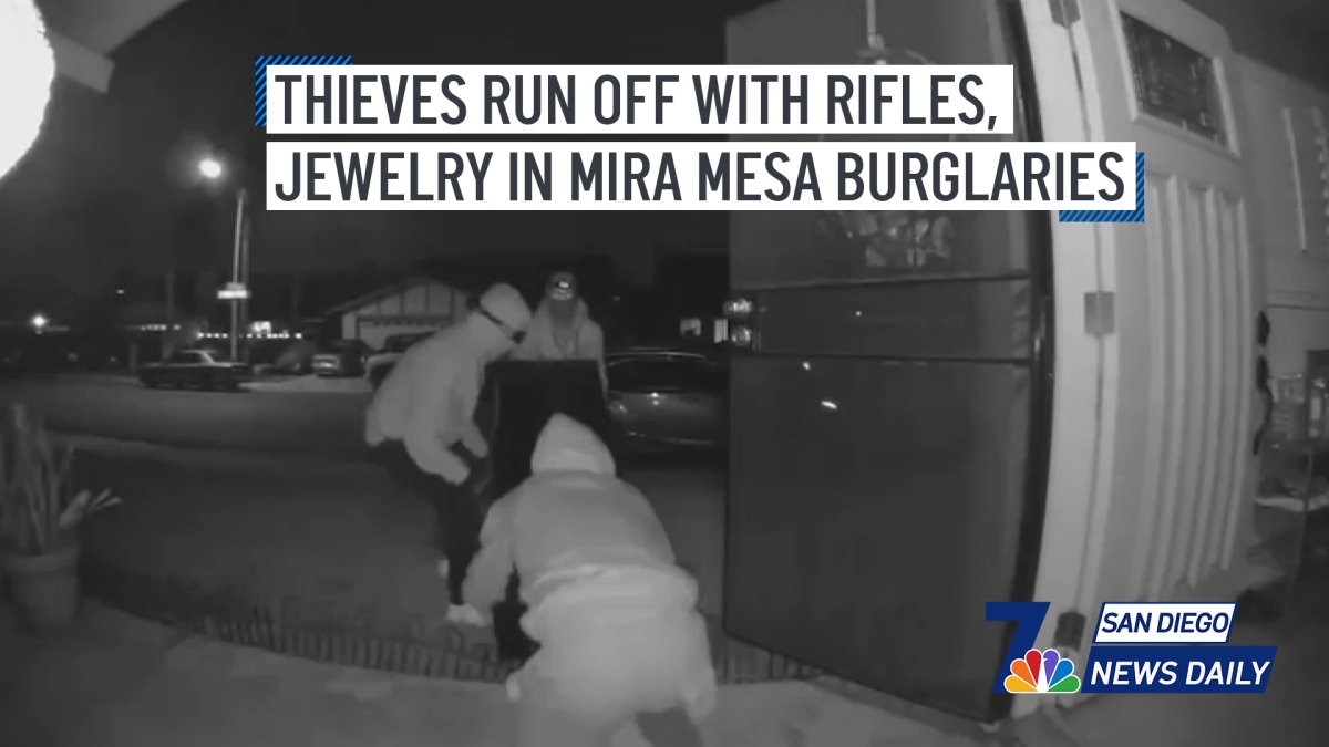 Thieves run off with rifles, jewelry in back-to-back Mira Mesa ...
