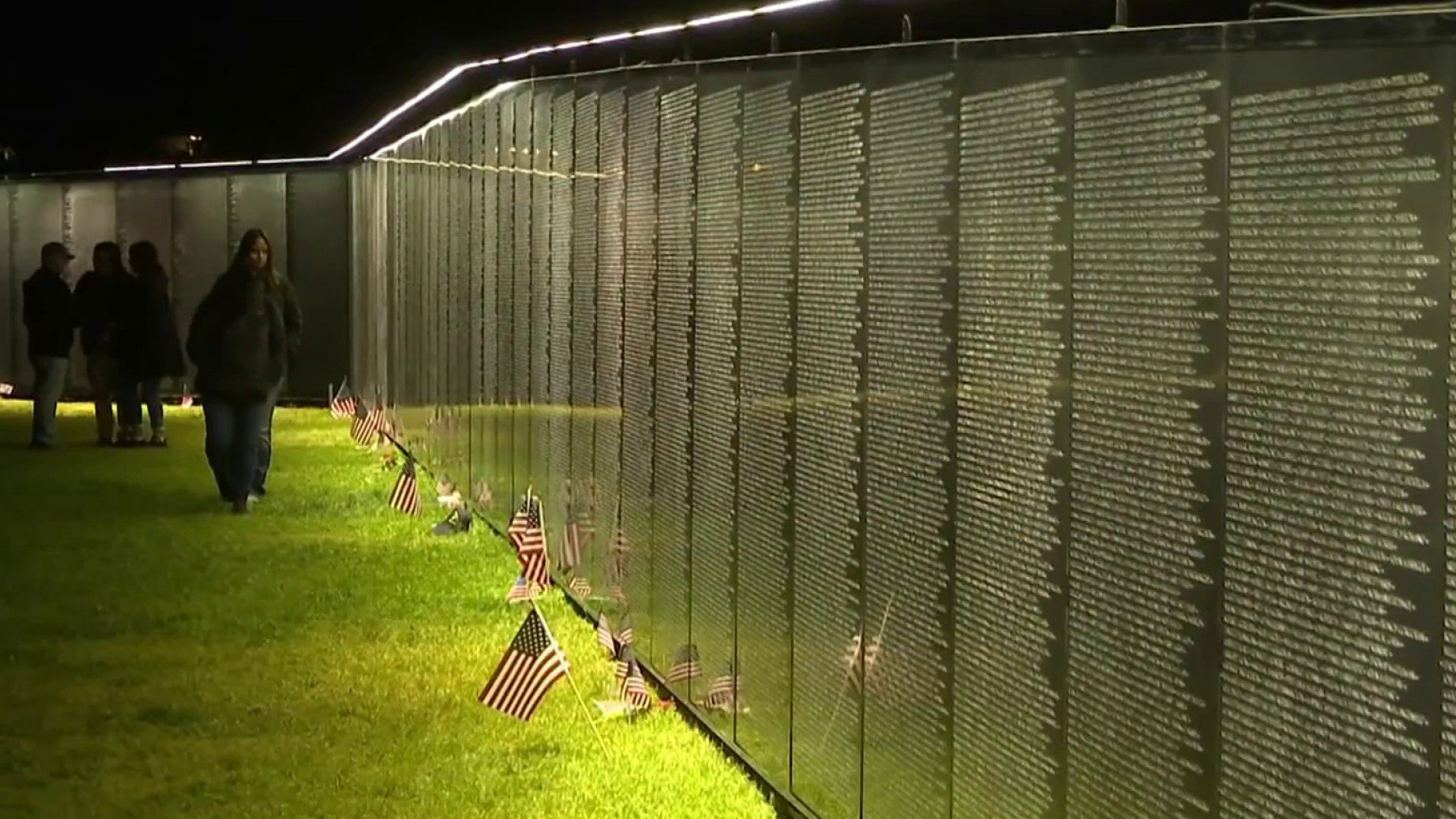 Military Memorial Wall National Vietnam War Veterans Day National