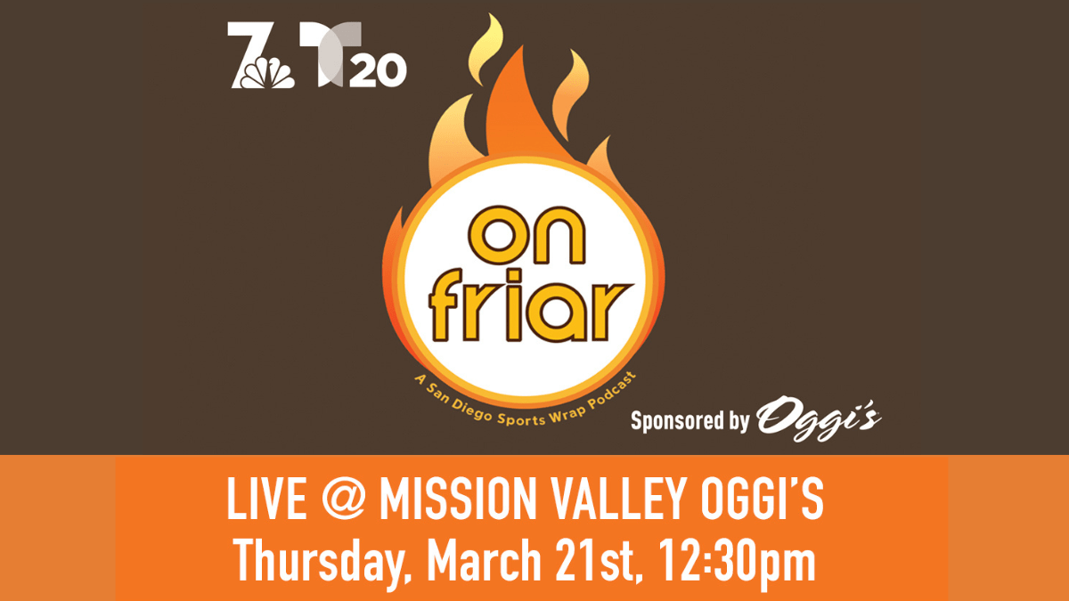 Join the LIVE On Friar Podcast, Celebrating the 300th Episode at Oggi’s ...