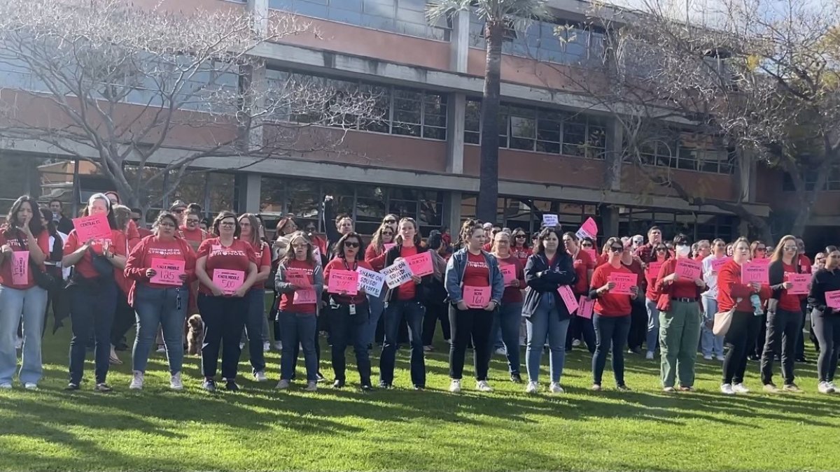 San Diego Unified staff and faculty rally against district layoff plan ... San Diego Unified staff and faculty rally against district layoff plan ...