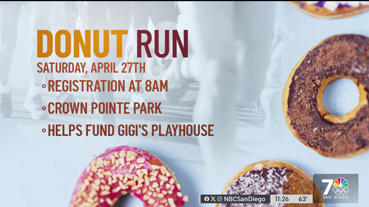 Donut Run: Running for Down Syndrome awareness – NBC 7 San Diego